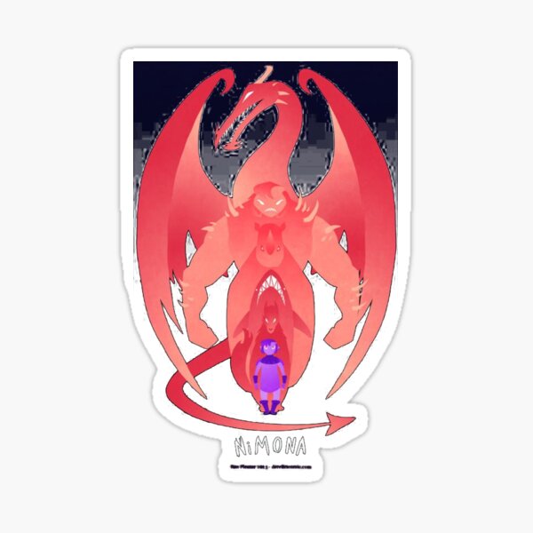"nimona" Sticker for Sale by Phú Trần | Redbubble
