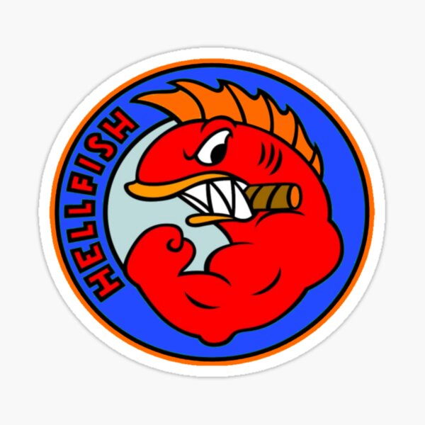 "Hellfish" Sticker for Sale by AngeletLapointe | Redbubble
