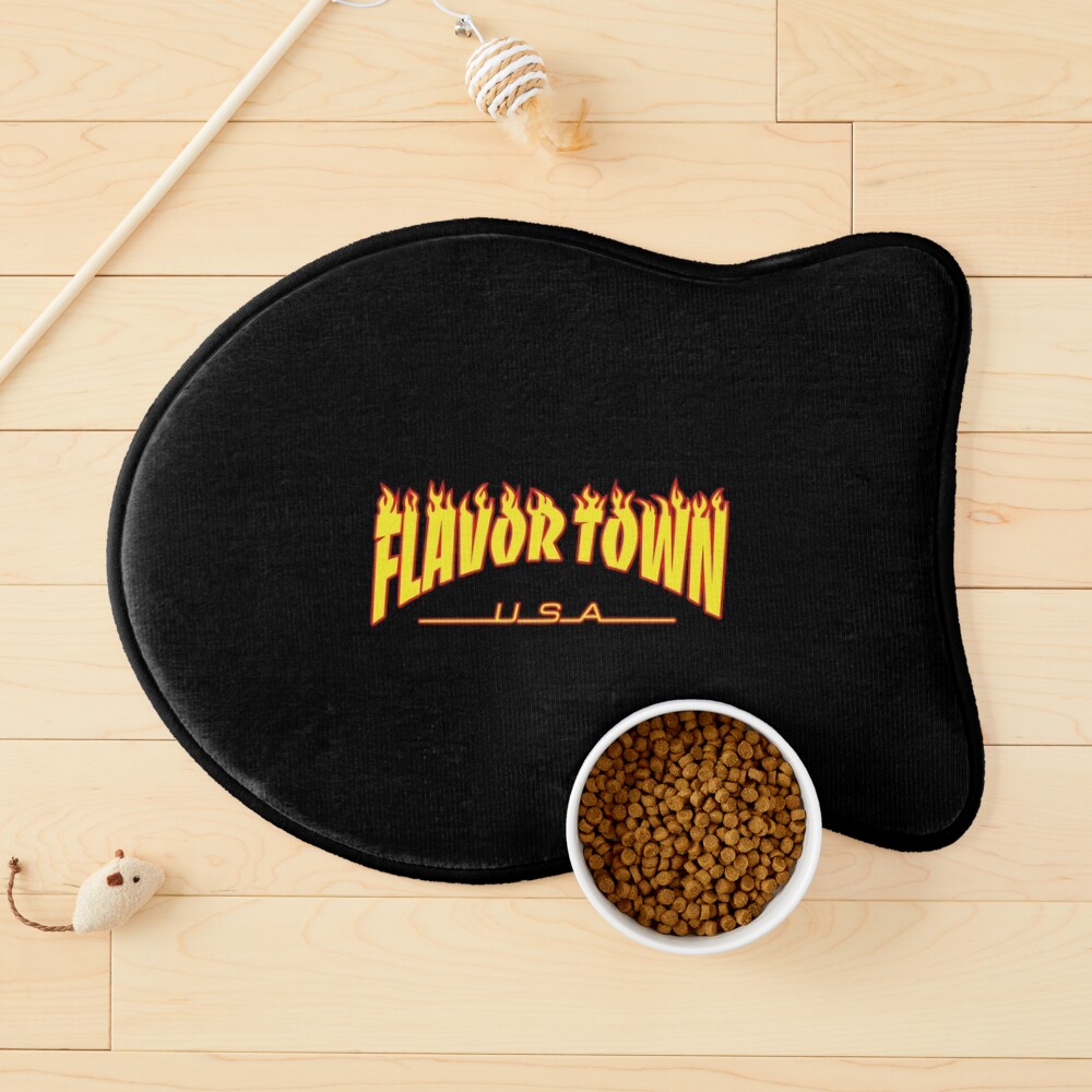 "FLAVORTOWN " Sticker for Sale by keatondavi-es | Redbubble
