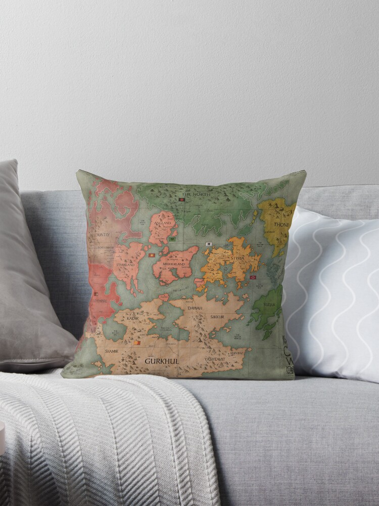 "First Law: The Circle of The World full map" Art Board Print for Sale ...