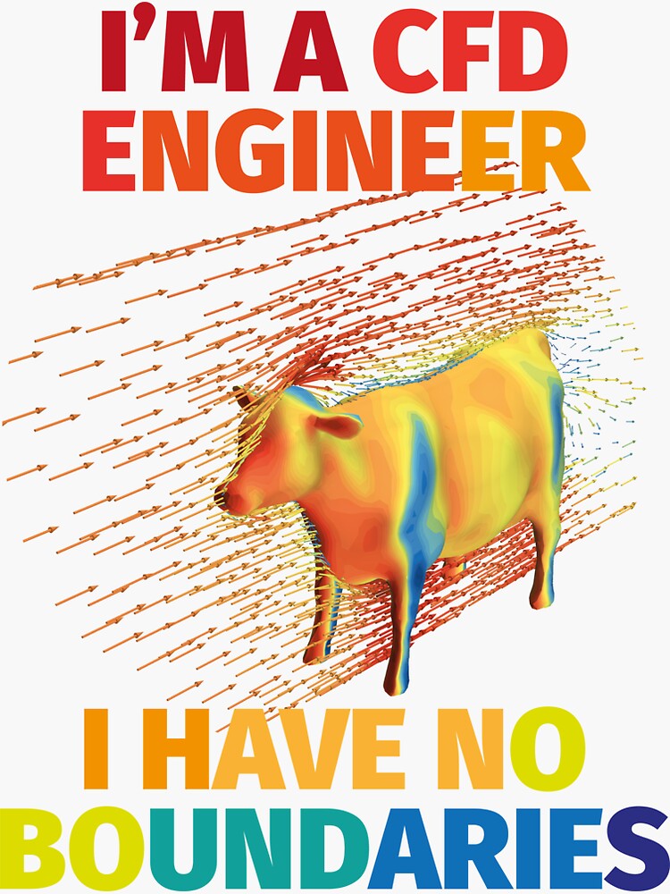 "CFD cow - no boundaries " Sticker for Sale by spacekrapfen | Redbubble