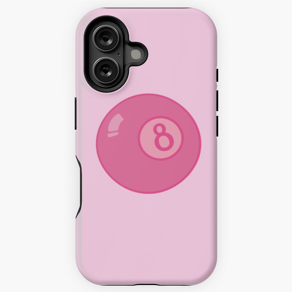 "Pink 8 Ball" Sticker for Sale by A F | Redbubble