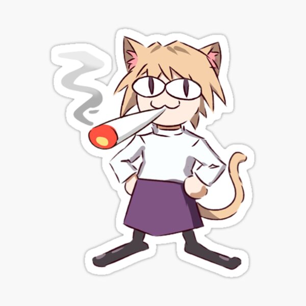 "Smoking hot neco ark " Sticker for Sale by AlissonElias | Redbubble