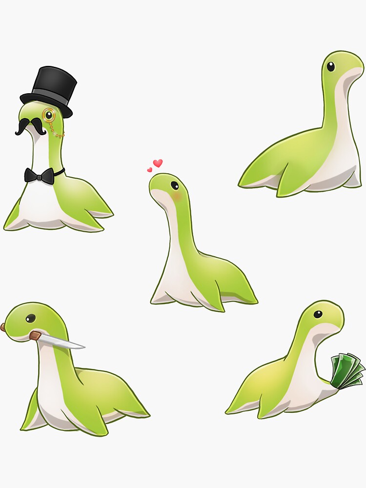 "Apex Nessie" Sticker by Hornhautraspel1 | Redbubble