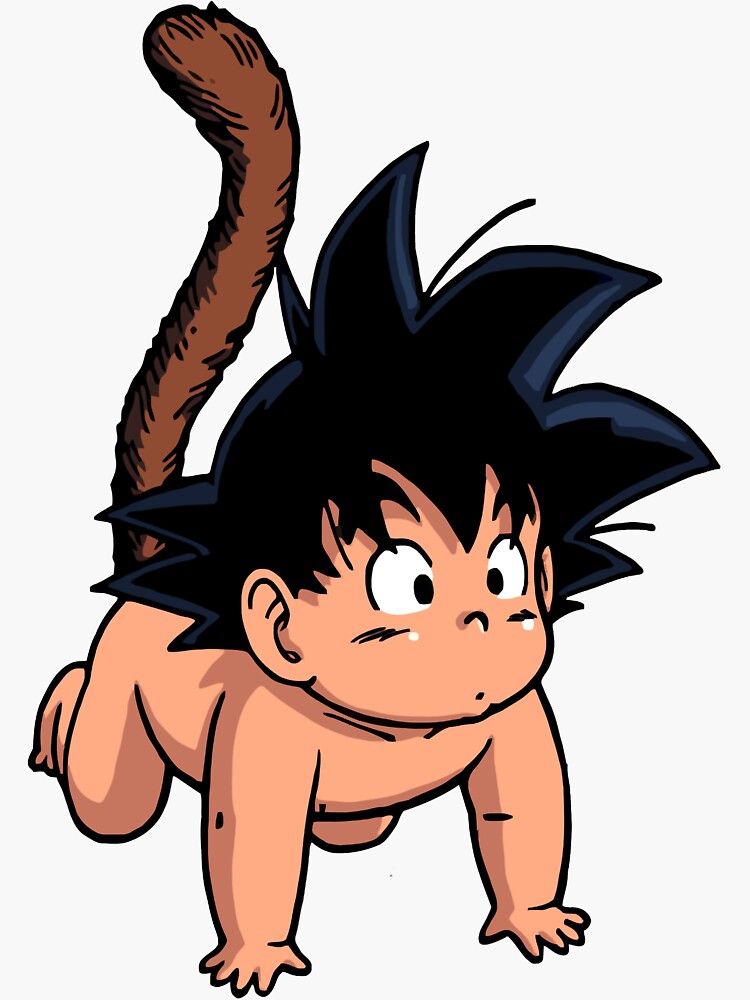 "Baby Goku" Sticker for Sale by zak-imasasag | Redbubble