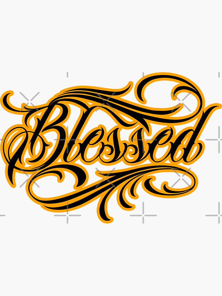 Blessed tattoo fonts | Orangetattooshop.com