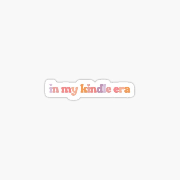 "in my kindle era pastel sticker" Sticker for Sale by rkhassal | Redbubble