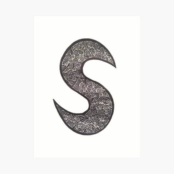 Fancy Letter S Art Prints | Redbubble