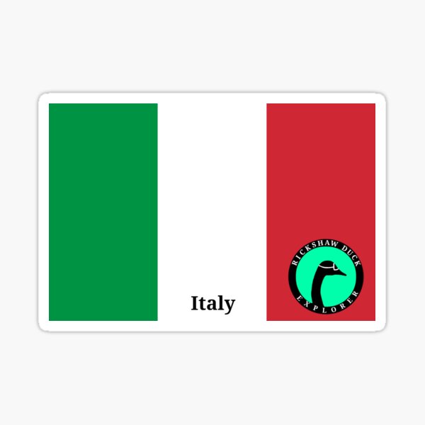 "Travel Flag" Sticker for Sale by RickshawDuck | Redbubble
