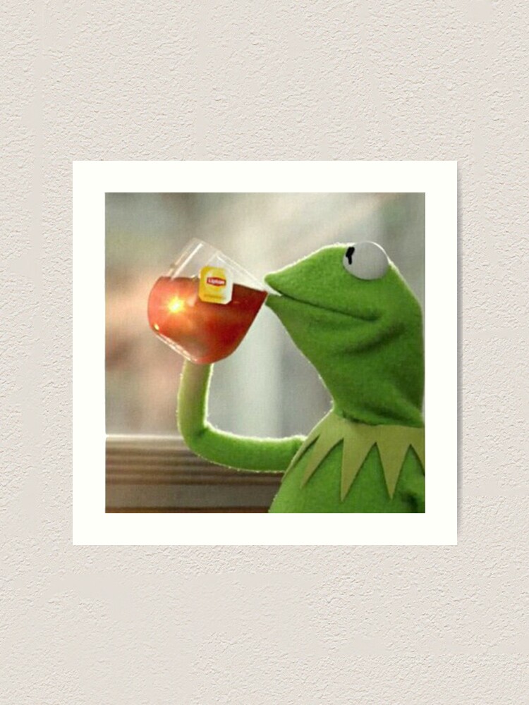 Frog Drinking Tea Memes