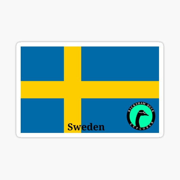 "Travel Flag" Sticker for Sale by RickshawDuck | Redbubble