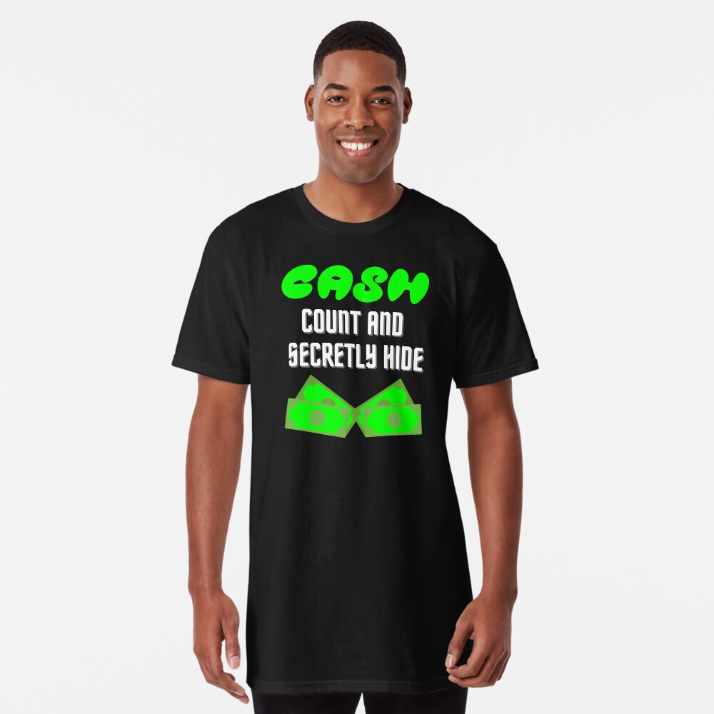 "Funny CASH Acronym (Count And Secretly Hide)" Sticker for Sale by ...