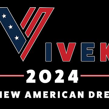 "Vivek 2024 A New American Dream" Sticker for Sale by PolitiSized ...