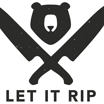 "Let It Rip" Sticker for Sale by jk3design | Redbubble