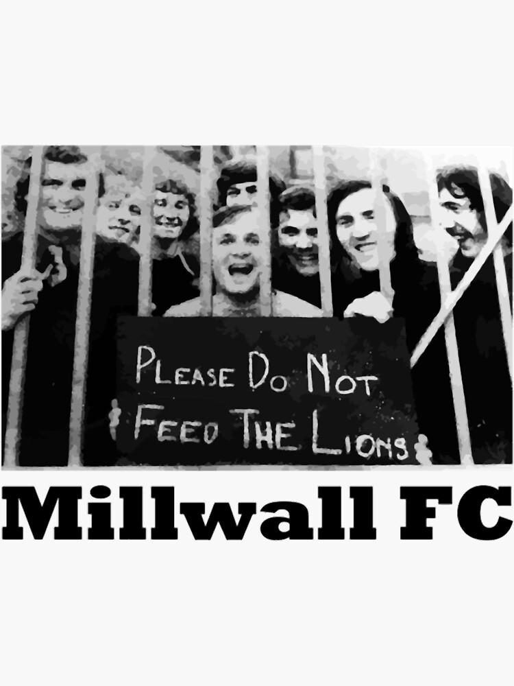 "Millwall FC Lions" Sticker for Sale by landmad | Redbubble