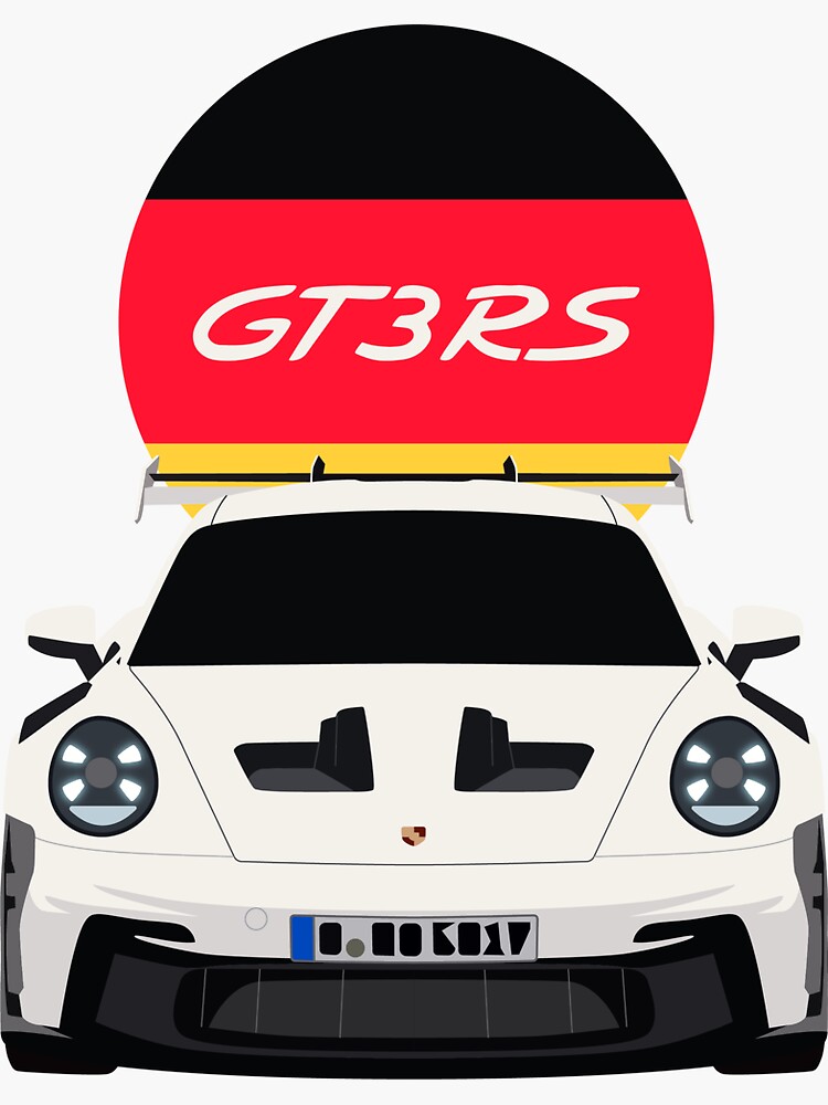 "GT3 RS Vector art" Sticker for Sale by shlaboza | Redbubble