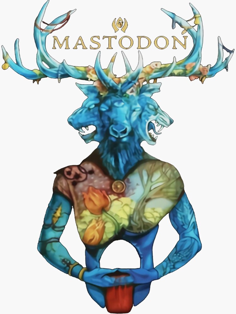 "Logo Mastodon Origonal " Sticker for Sale by FifthDesign567 | Redbubble