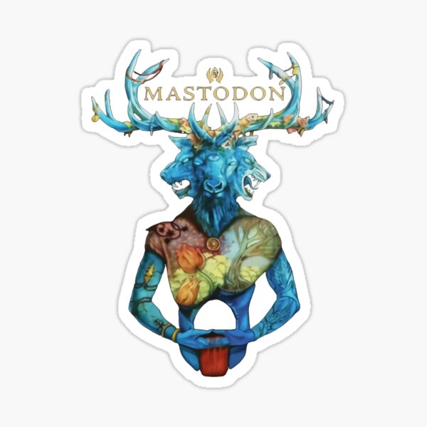 "Logo Mastodon Origonal " Sticker for Sale by FifthDesign567 | Redbubble