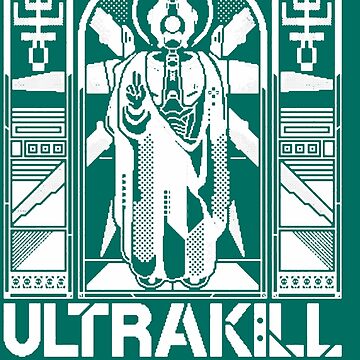 "ULTRAKILL - White edition" Sticker for Sale by AcaciaFreemanz | Redbubble