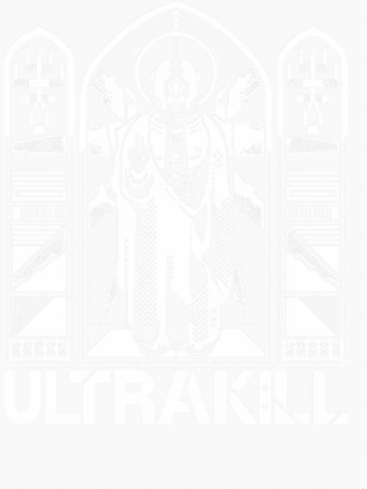 "ULTRAKILL - White edition" Sticker for Sale by AcaciaFreemanz | Redbubble