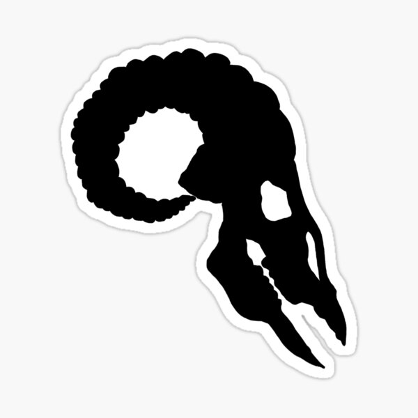 "Bantha skull signet" Sticker for Sale by SurtonDesign | Redbubble