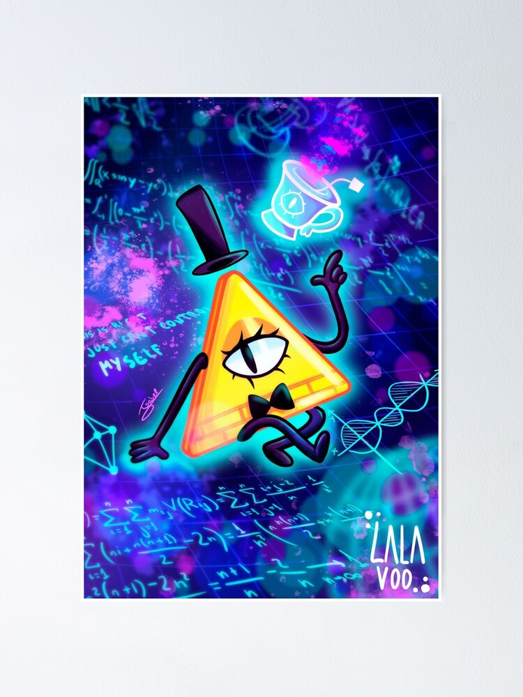 "Bill Cipher Fanart " Poster for Sale by lorettaeisen | Redbubble