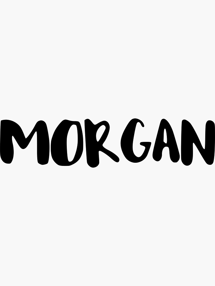 "Morgan" Sticker by FTML | Redbubble