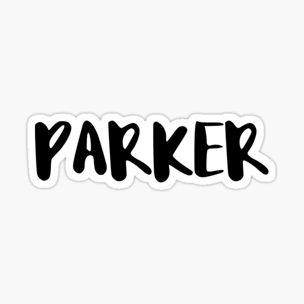 "Parker" Sticker by FTML | Redbubble