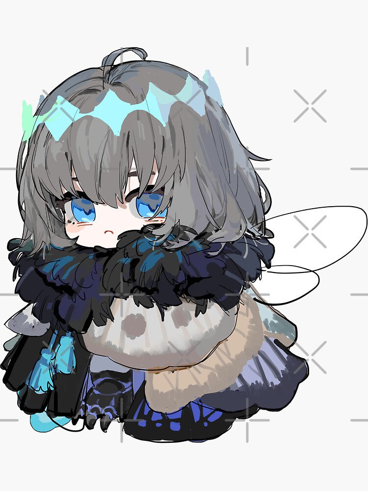 "oberon chibi" Sticker for Sale by StratusGraphics | Redbubble