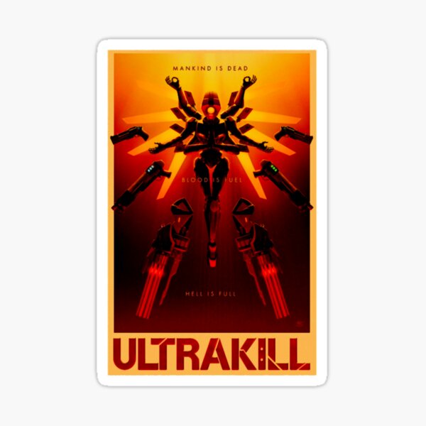 "Ultrakill" Sticker for Sale by AlmiraJohnson | Redbubble