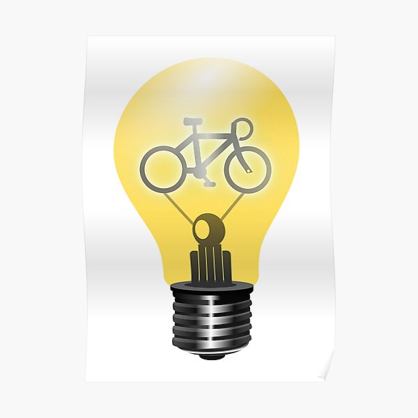 "Ebike electric bike" Poster by piedaydesigns | Redbubble