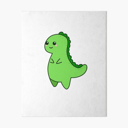 "Kawaii Cute T-rex Tyrannosaurus" Art Board Print for Sale by theglaze ...