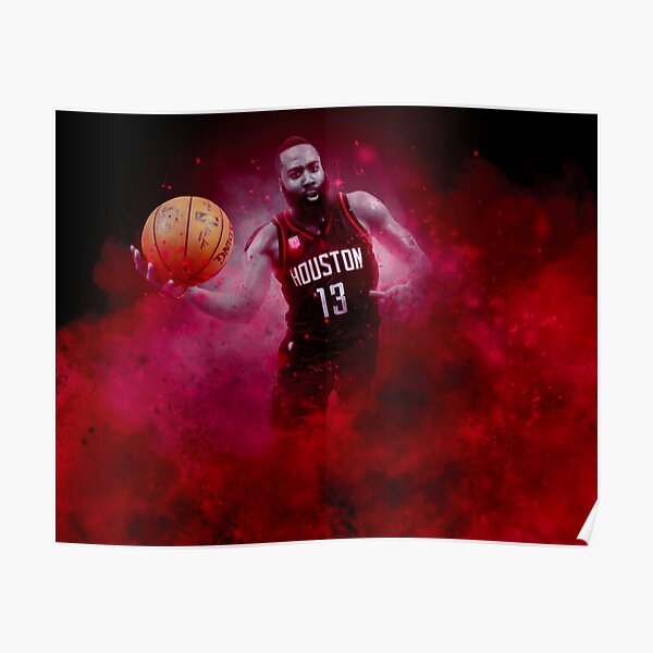 "James Harden Design" Poster by iyerarts | Redbubble