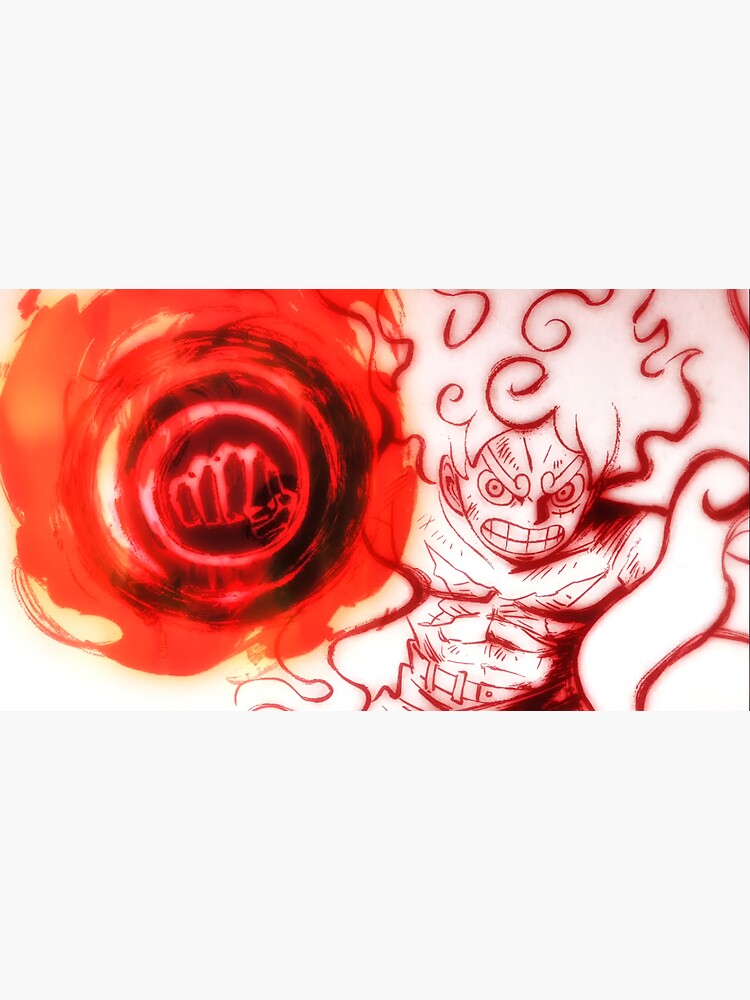 "One Piece Monkey. D Luffy Gear 5" Sticker by AnimeGamingDeco | Redbubble