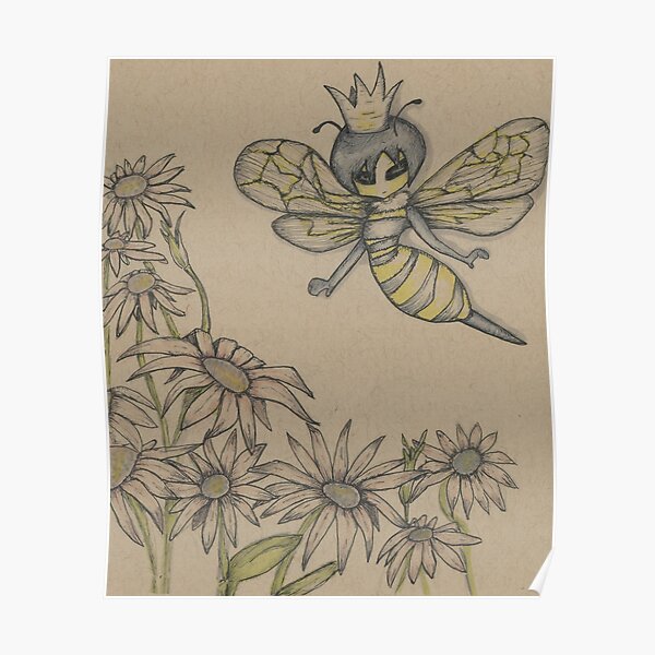"Queen bee" Poster by Heathenicia | Redbubble