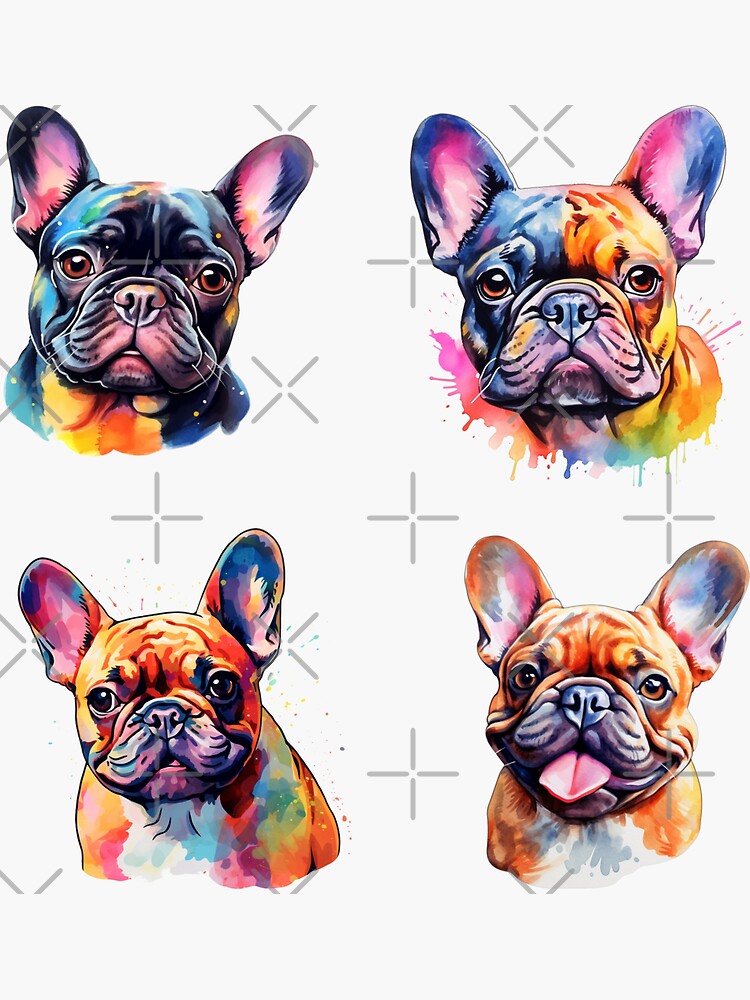 "Watercolor Dog Pack" Sticker for Sale by ryansplan | Redbubble