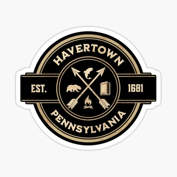 "Havertown PA Pennsylvania Philadelphia Suburb Delco" Sticker for Sale ...
