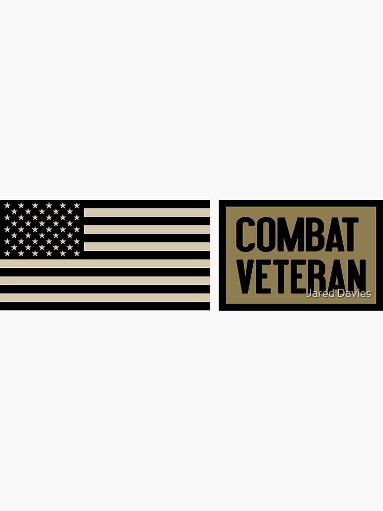 "Military: Combat Veteran" Sticker for Sale by MilitaryCandA | Redbubble