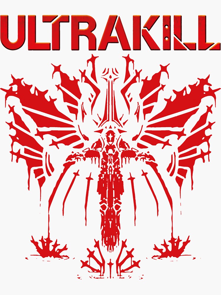 "Ultrakill First Person Shooter " Sticker for Sale by FarahMoore ...