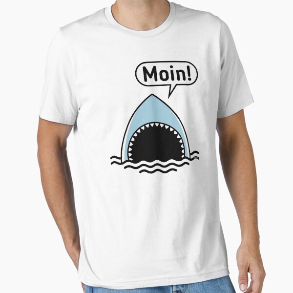 "Good morning! (shark / shark / speech bubble / comic / cartoon ...