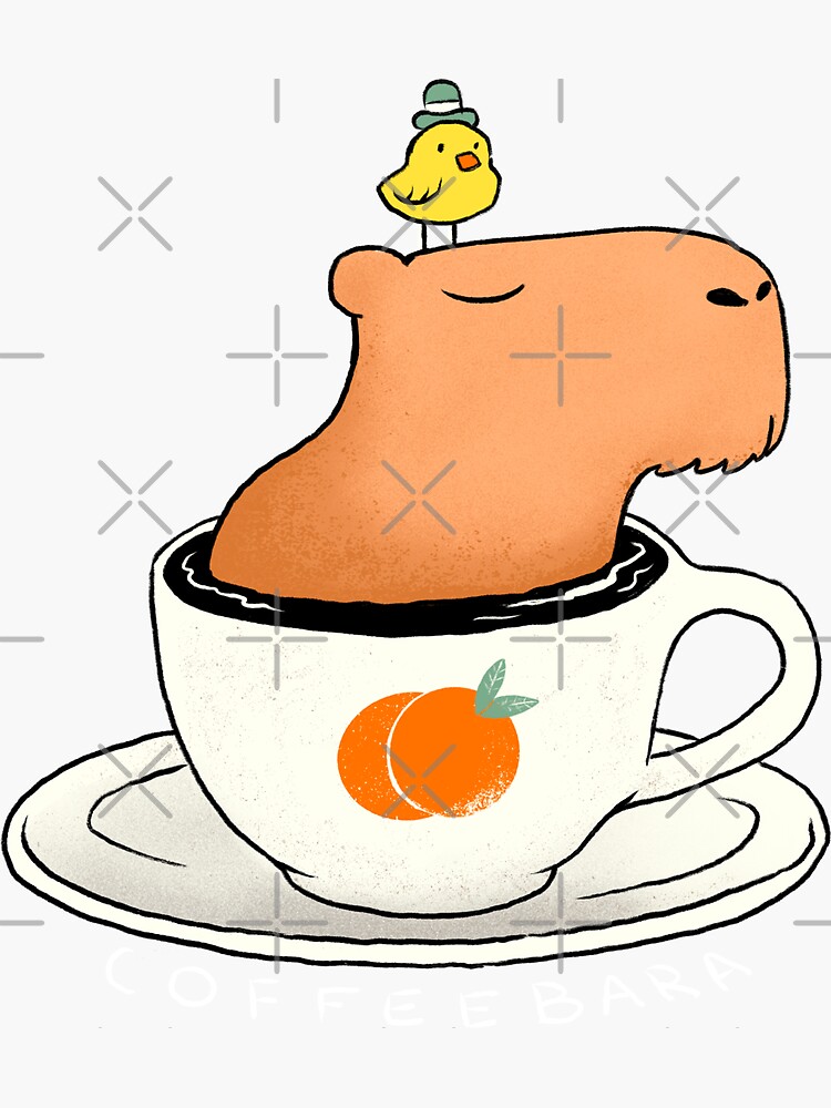 "Coffee Bara" Sticker for Sale by ppmid | Redbubble