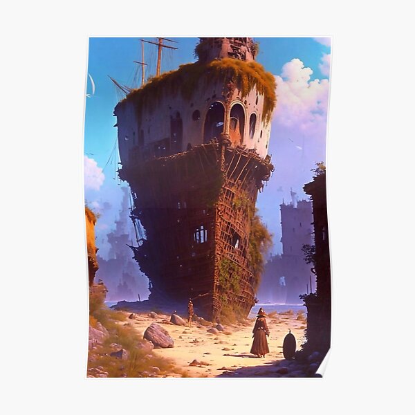 "Shipwreck" Poster for Sale by M-Y-A-R-T- | Redbubble
