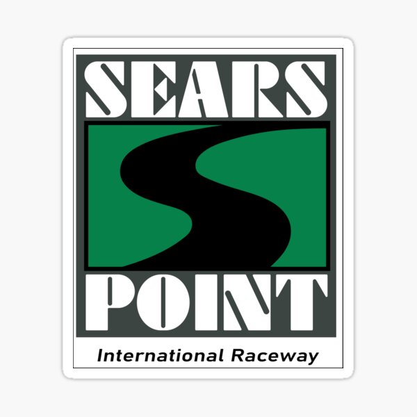 "Vintage Sears Point International Raceway logo" Sticker for Sale by ...