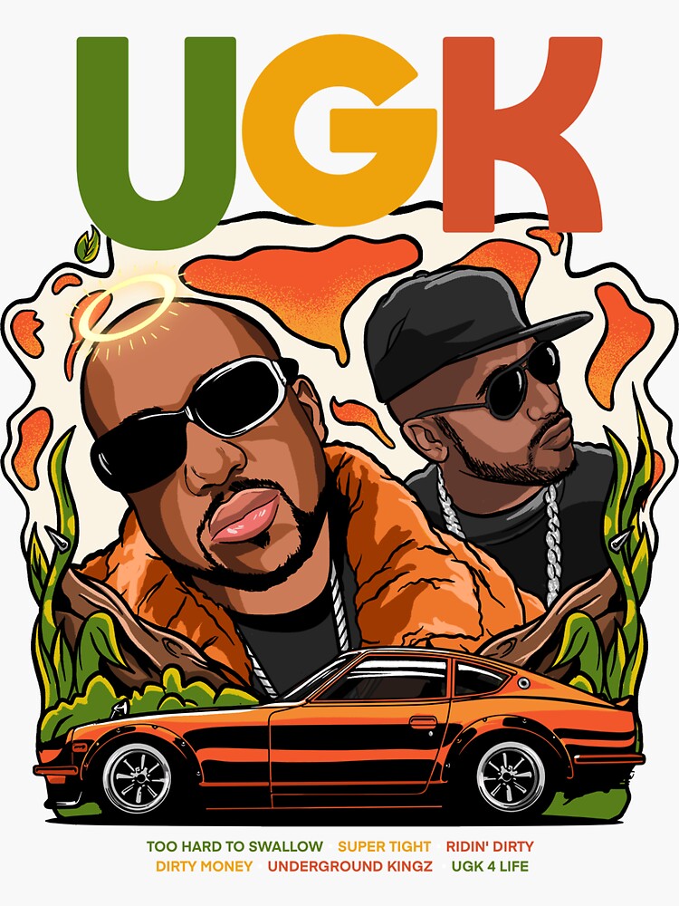 "UGK" Sticker for Sale by jonesfactory | Redbubble