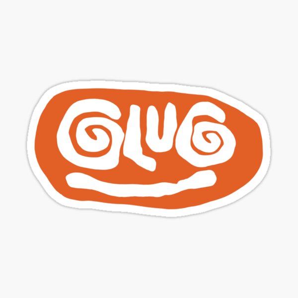 "Glug" Sticker for Sale by Dinneendraws | Redbubble