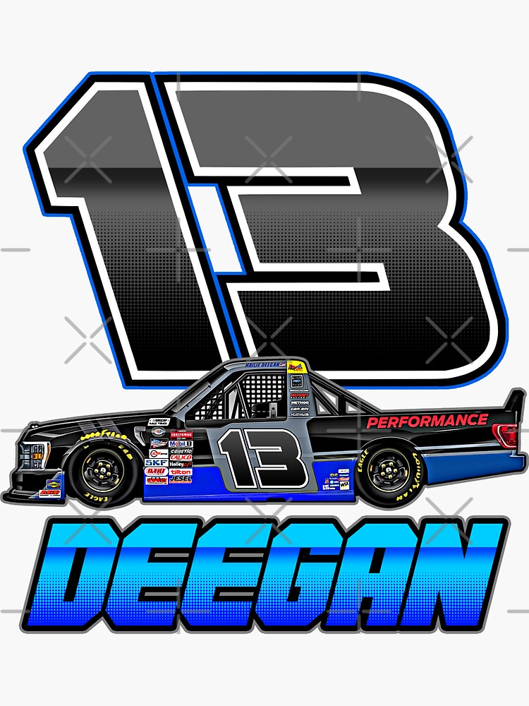 "Hailie Deegan #13 Nascar Truck " Sticker for Sale by gplegend | Redbubble