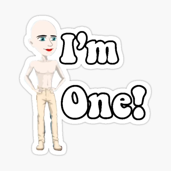 "BabyOtillie im one!" Sticker for Sale by eemilystickers | Redbubble