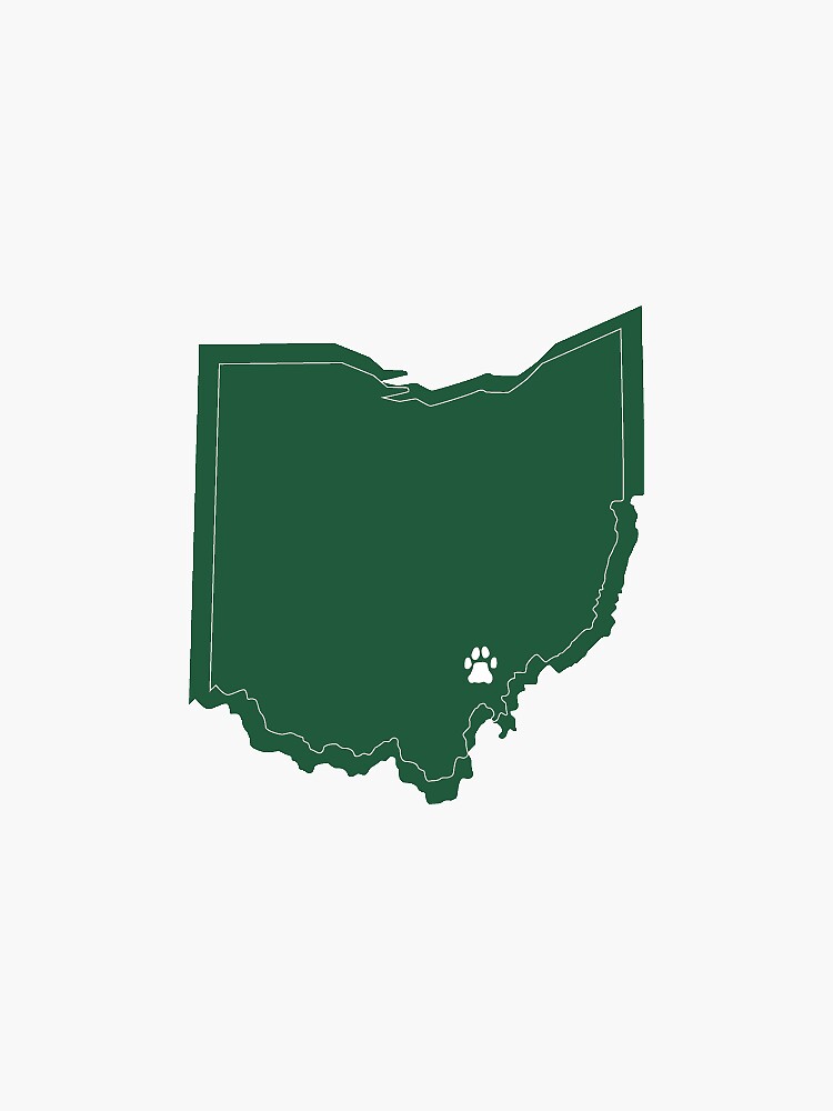 "Athens Ohio" Sticker for Sale by themanderzshow | Redbubble