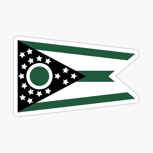 "OU Ohio State Flag" Sticker for Sale by themanderzshow | Redbubble