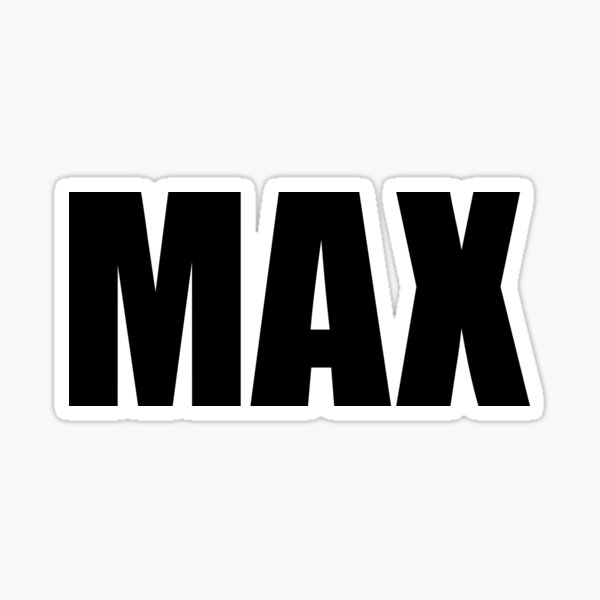 "Max" Sticker for Sale by mavagraphics | Redbubble